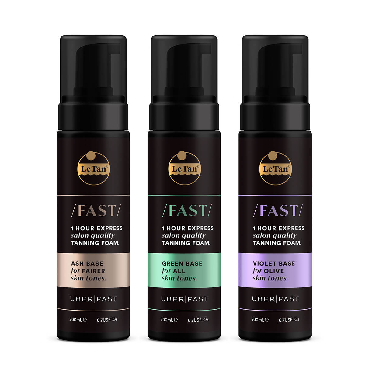 FAST Tanning Foam (Develops in 1 Hour) – Le Tan Australia