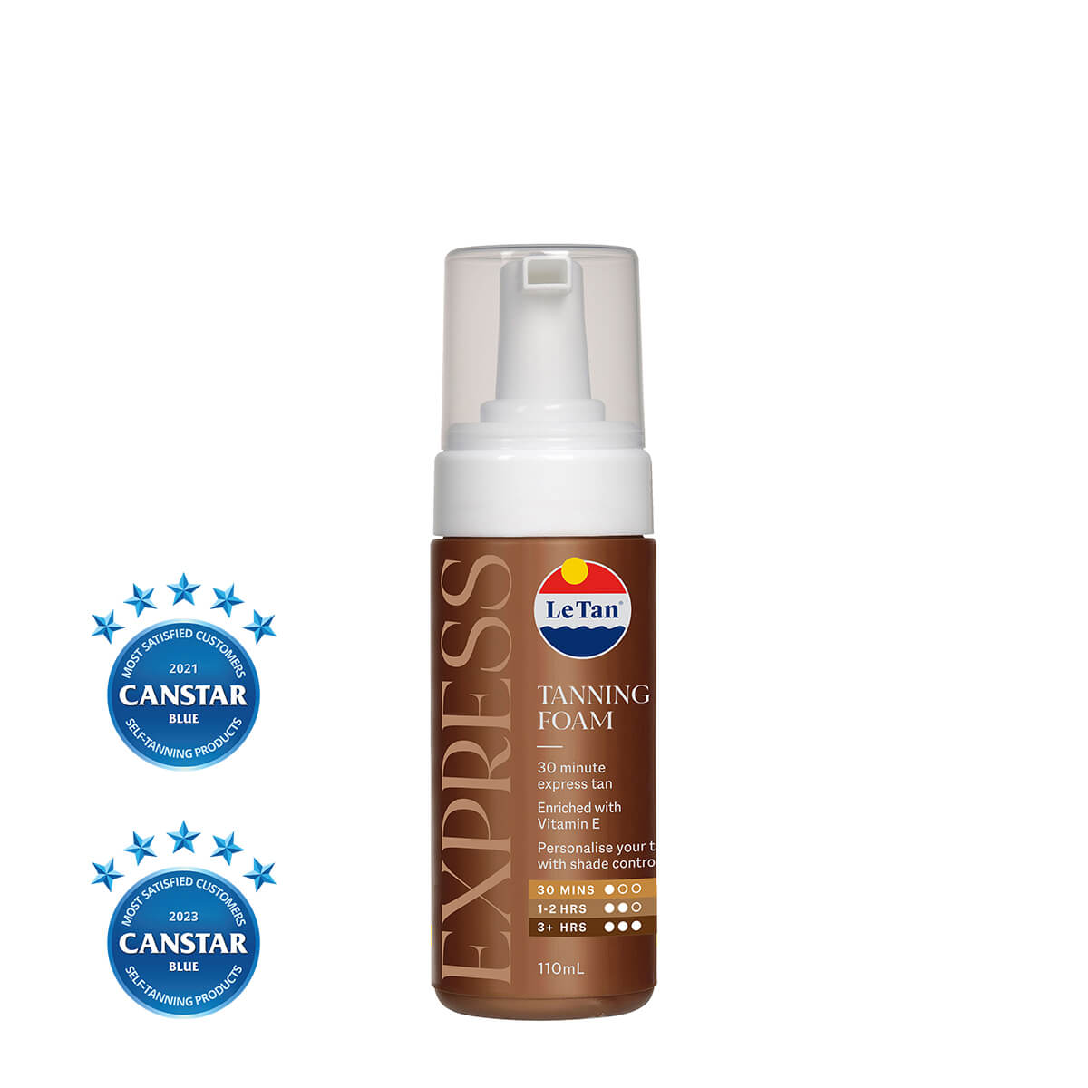 EXPRESS Tanning Foam 110ml – Le Tan Australia