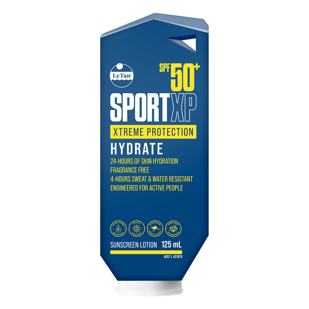 SPF50+ SportXP Xtreme Protection Hydrating Sunscreen 125ml – Le Tan ...